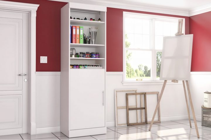 Get Creative! 5 Ways to Use a Narrow Shelving Unit in Your Home - Bestar