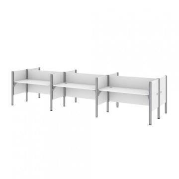 Pro-Biz 6-Person Office Cubicles with Low Privacy Panels | Bestar