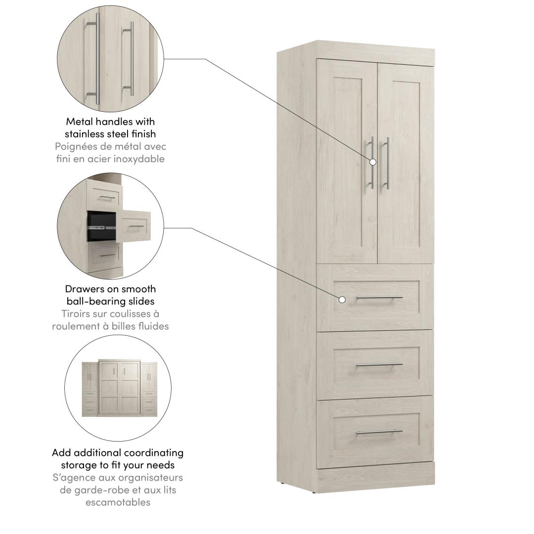 Pur 25W Wardrobe with Drawers | BESTAR