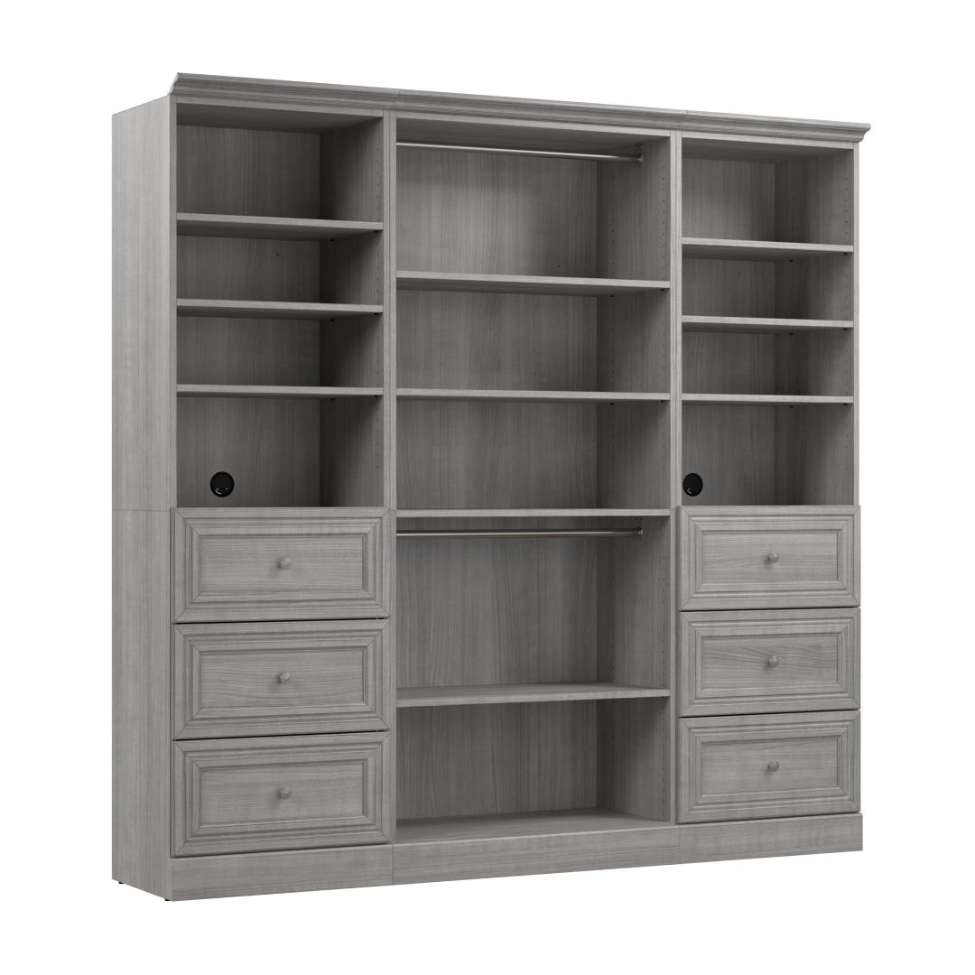 Versatile 86W Closet Organizer with Drawers | BESTAR